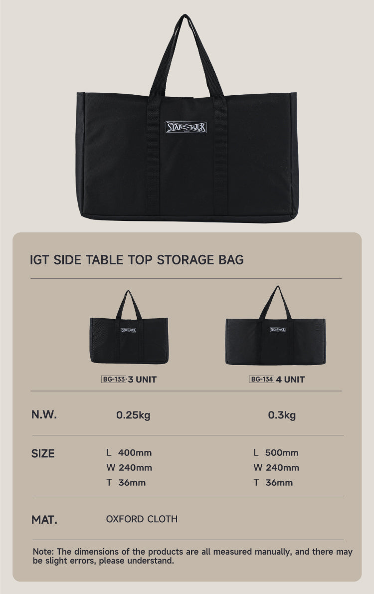 4UNITS SLIDE TABLE BAG – Stanluck